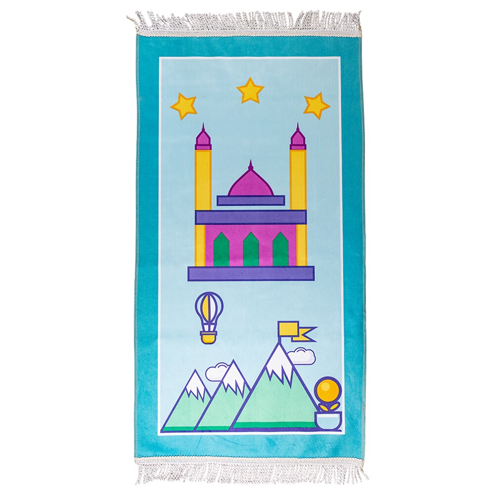 Kids Children Prayer Mat Islamic Muslim Prayer Car... – Vicedeal