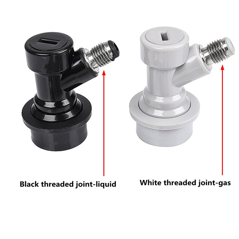 2/4 PCS Threaded/pagoda Ball Lock Keg Fittings Pla... – Grandado
