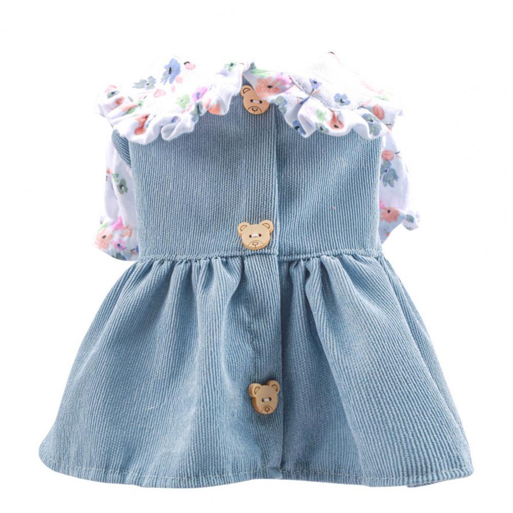 Breathable Tear Resistant Bear Button Dog Cat Clot... – Vicedeal