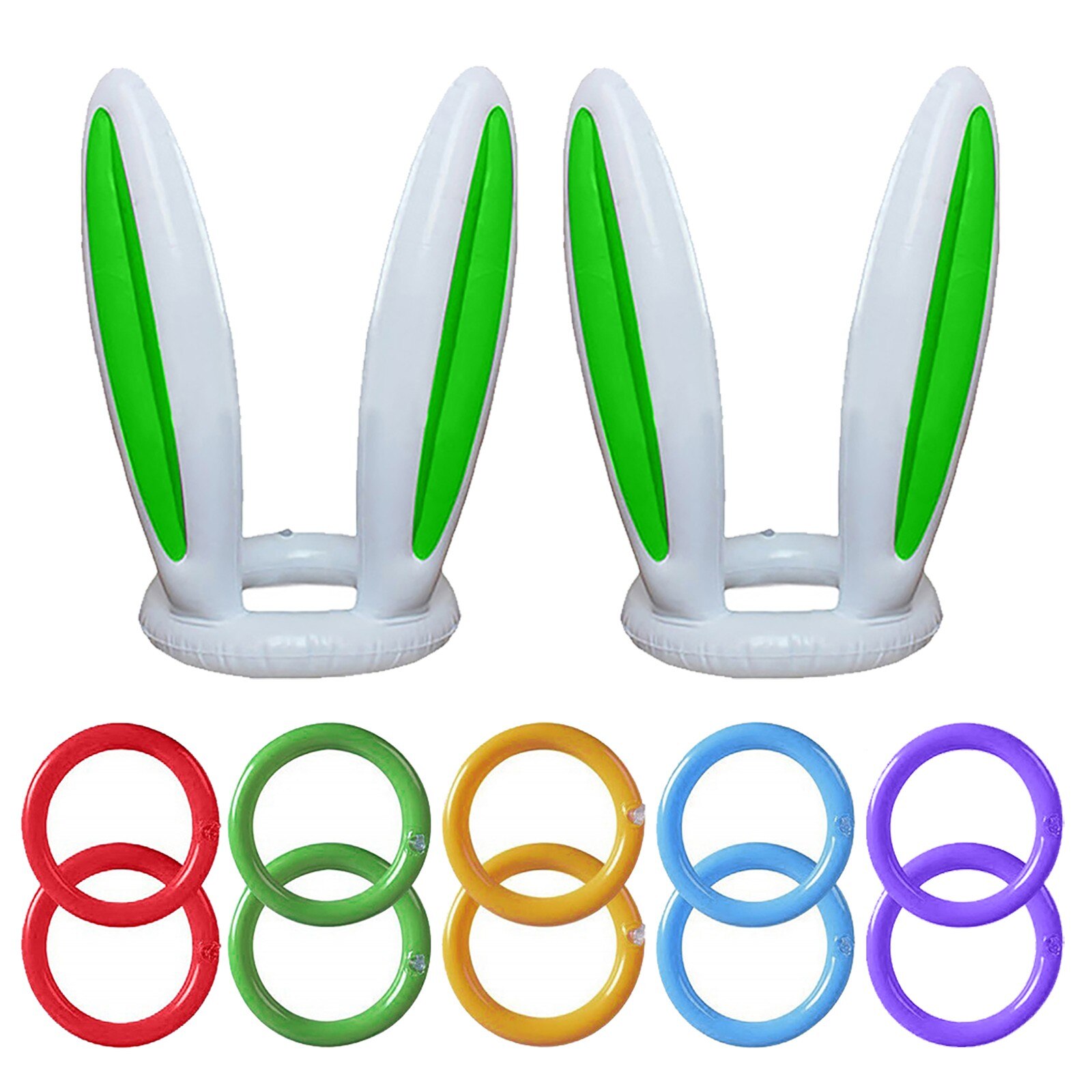 Easter Game Inflatable Rabbit Ears Hat Ring Toss E... – Grandado
