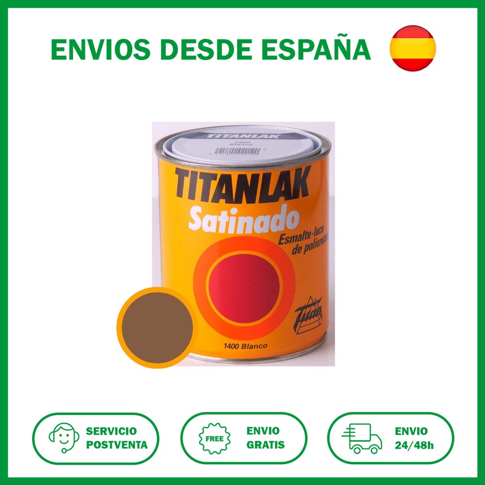 Esmalte Laca Satinado Titanlak Titan Laca Poliuret... – Grandado