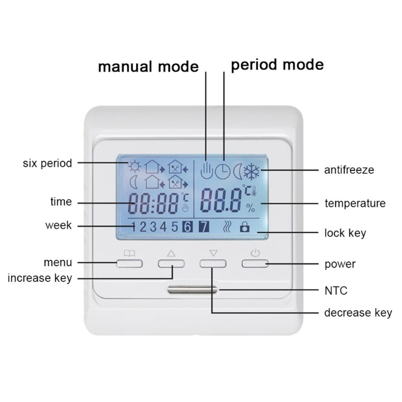 16A 230V AC Digital Electric Water Heating Tempera... – Grandado