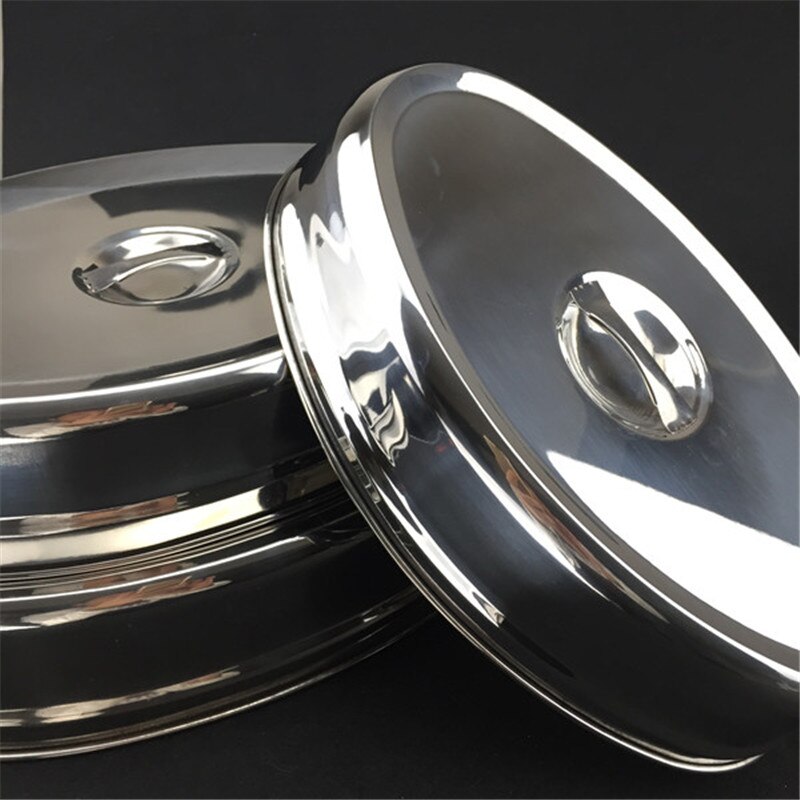 oval rustfritt stål vestlig restaurant tykk rund s... – Grandado