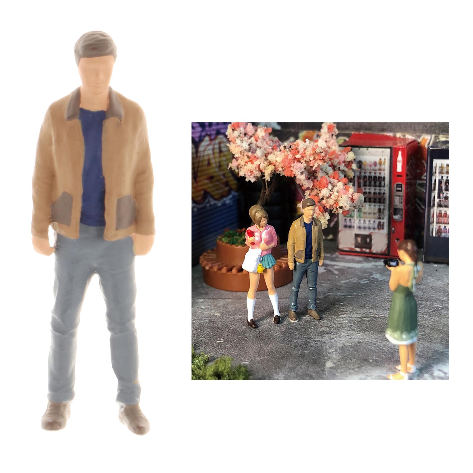 1pc Mini 1/64 Scale Diorama Painted Figure Resin M... – Grandado