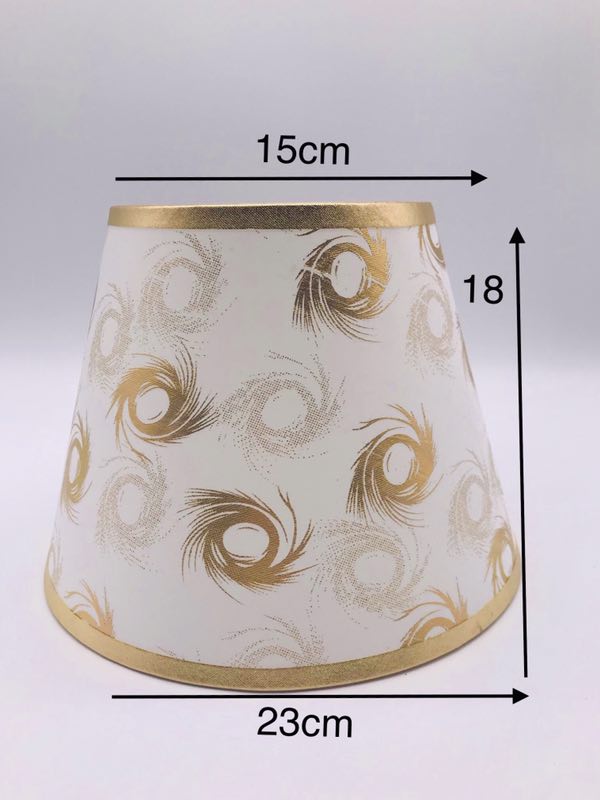 E27 23cm Lamp shades for table lamps flower Patter... – Grandado
