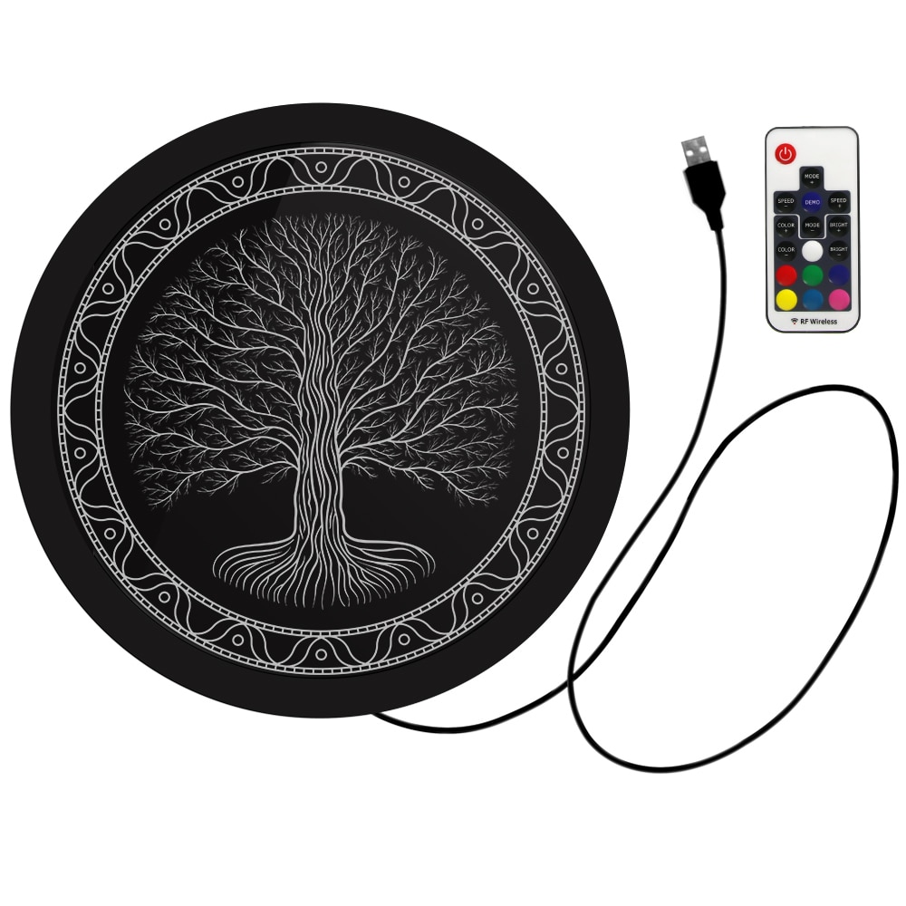 Druidic Yggdrasil Tree of Life LED Neon Sign Celti... – Vicedeal