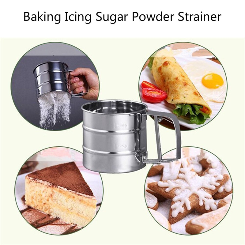 Semi-automatic Hand-held Flour Sieve Baking Tools ... – Grandado