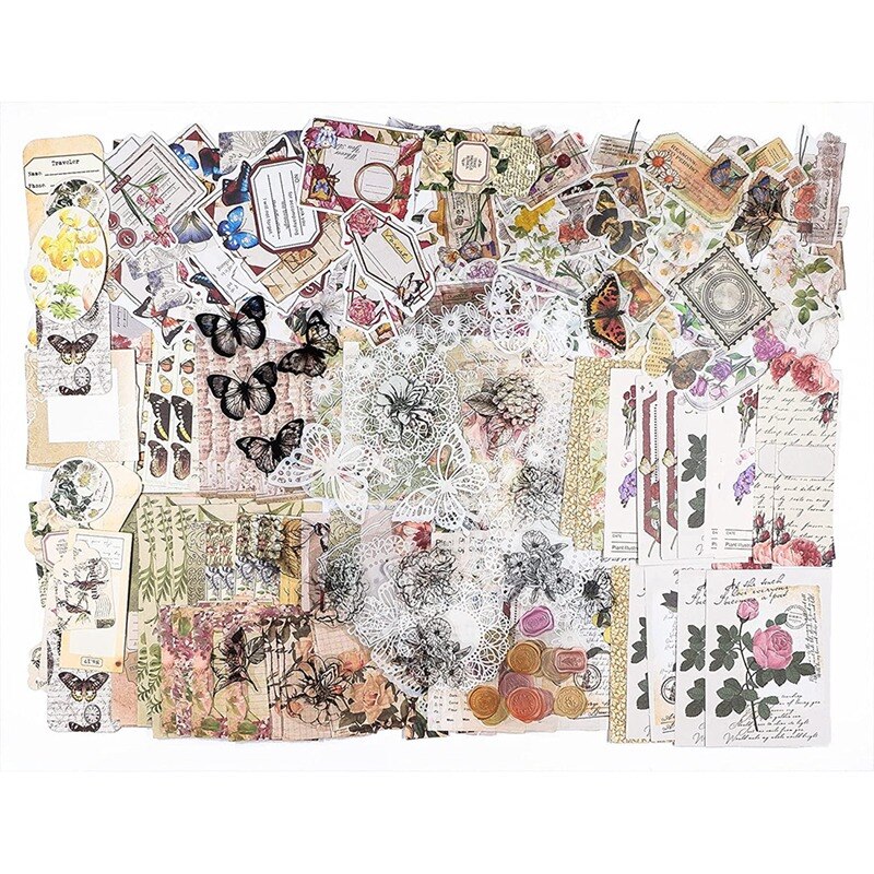 260 Stuk Ephemera Set, Vintage Scrapbooking Benodi... – Vicedeal