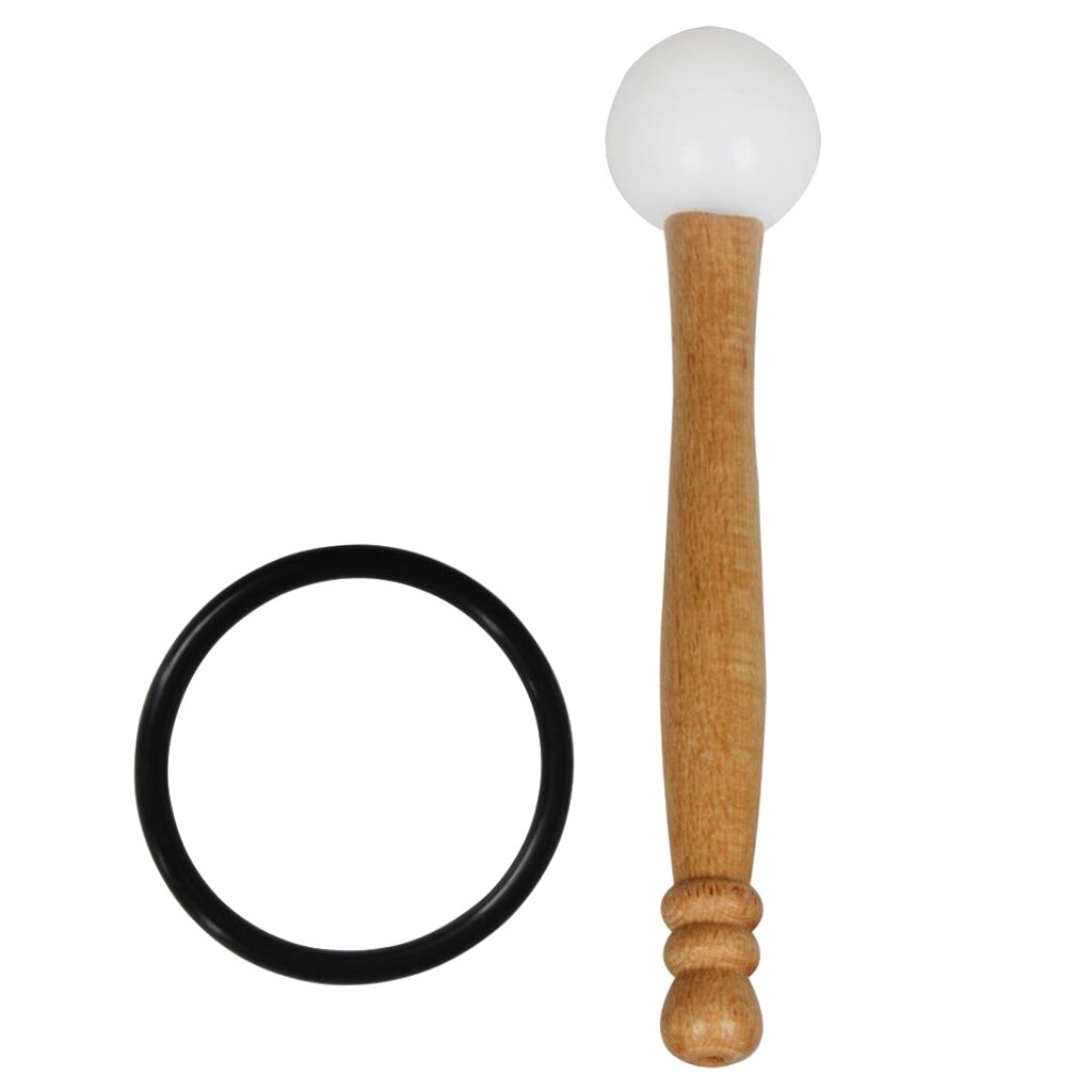 1 Set Rubber Mallet Beater with Ring for Crystal P... – Grandado