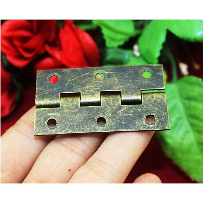 Brons Tone Kastdeur Bagage Scharnier, 6 Gaten Deco... – Grandado