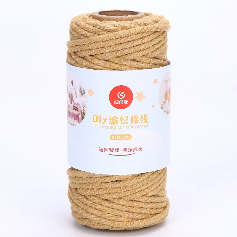 Boho Cords Rope Thread Colorful 100% Cotton Twiste... – Vicedeal