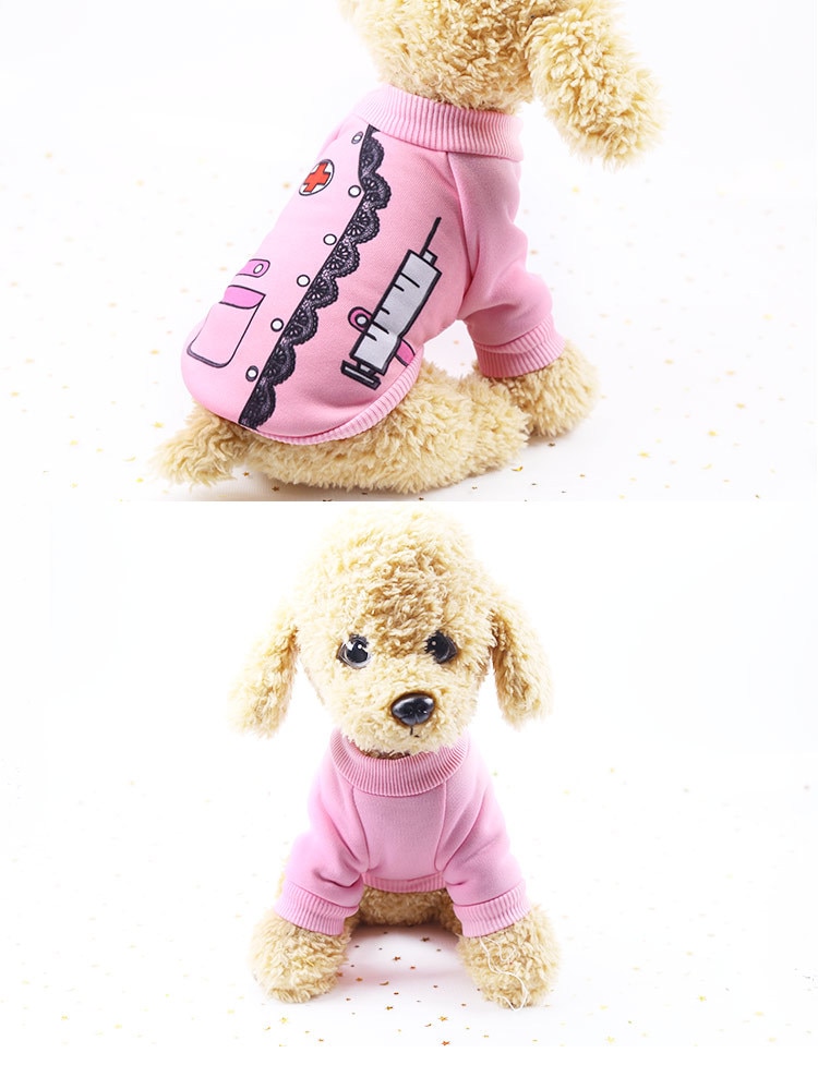 Autumn and winter dog uniforms wear pet dog clothe... – Grandado