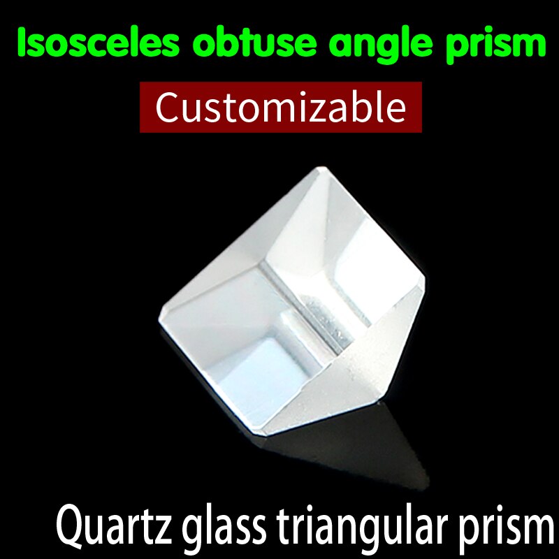 Quartz glass triangular prism(3.6x3.6x6mm) – Vicedeal