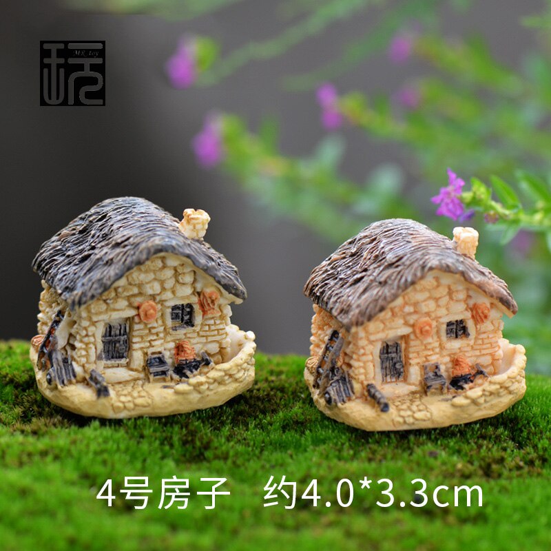Resin House Model Forest Cottages Terrarium Figuri... – Grandado