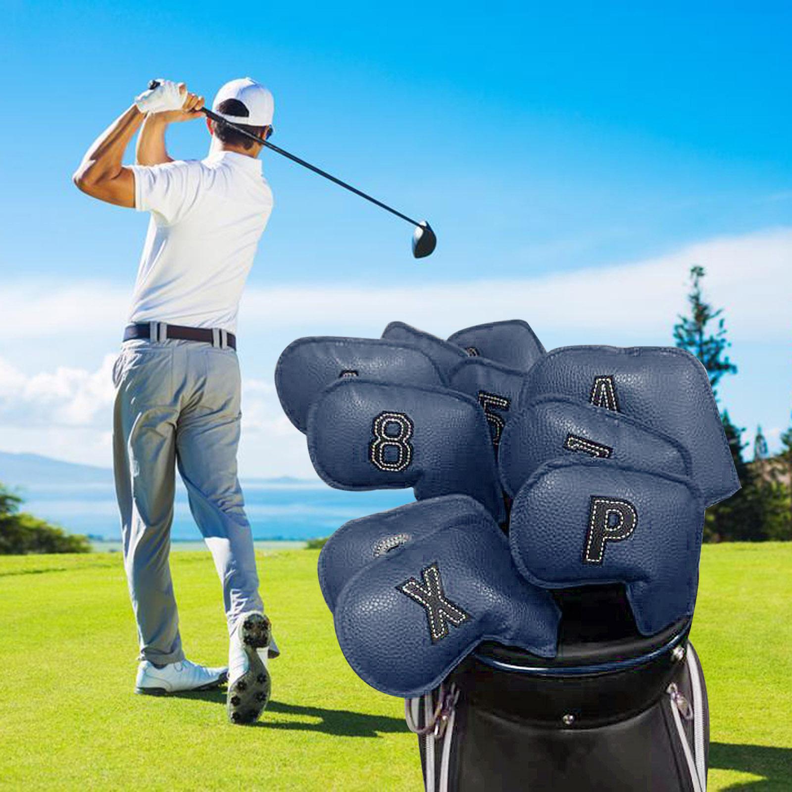 10Pack Golf Ijzer Headcover 4-9,P,S,A,X Golf Acces... – Grandado