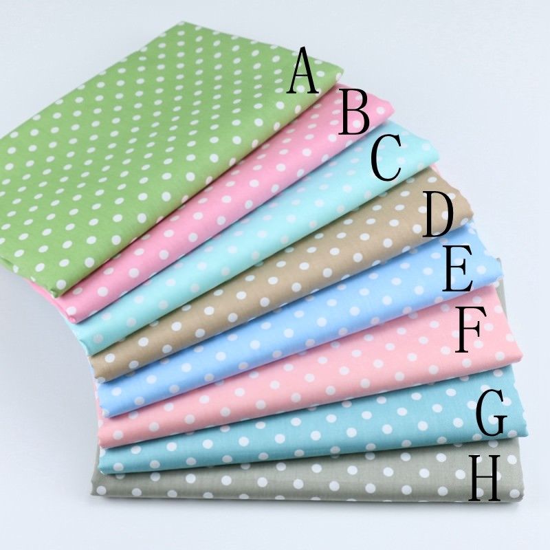 Delicate Polka Dot cotton Quilting fabric Clothes ... – Grandado