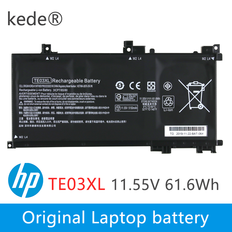 kede 11.55V 61.6WH TE03XL Laptop Battery For HP TP... – Grandado