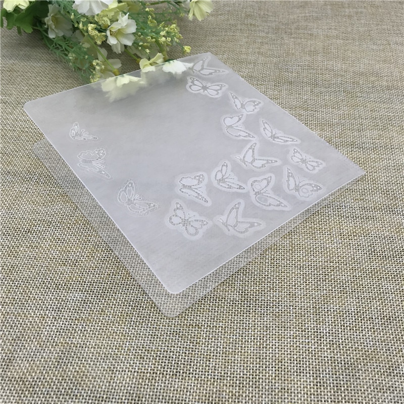 Butterfly print DIY Plastic Embossing Folders for ... – Grandado