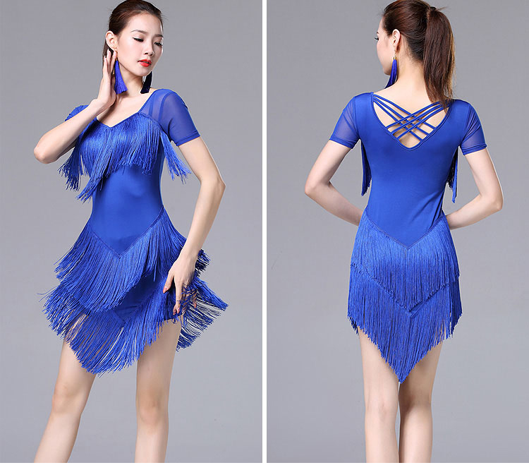 Tassel Latin Dance for Woman Latin Dance Dress For... – Grandado