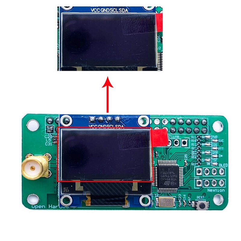Antenna + OLED + MMDVM Hotspot Support P25 DMR YSF... – Vicedeal
