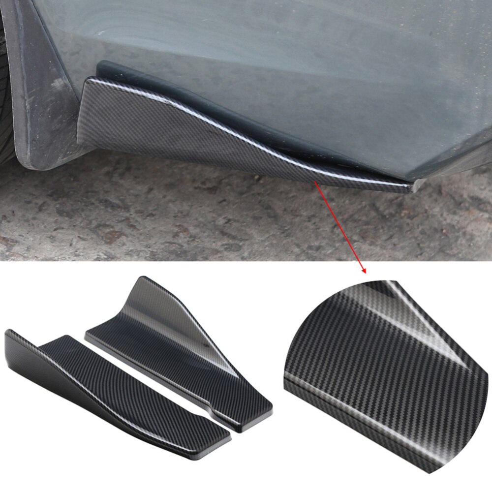 1 Paar 35Cm Auto Na Schop Carbon Fiber Patroon Air... – Grandado