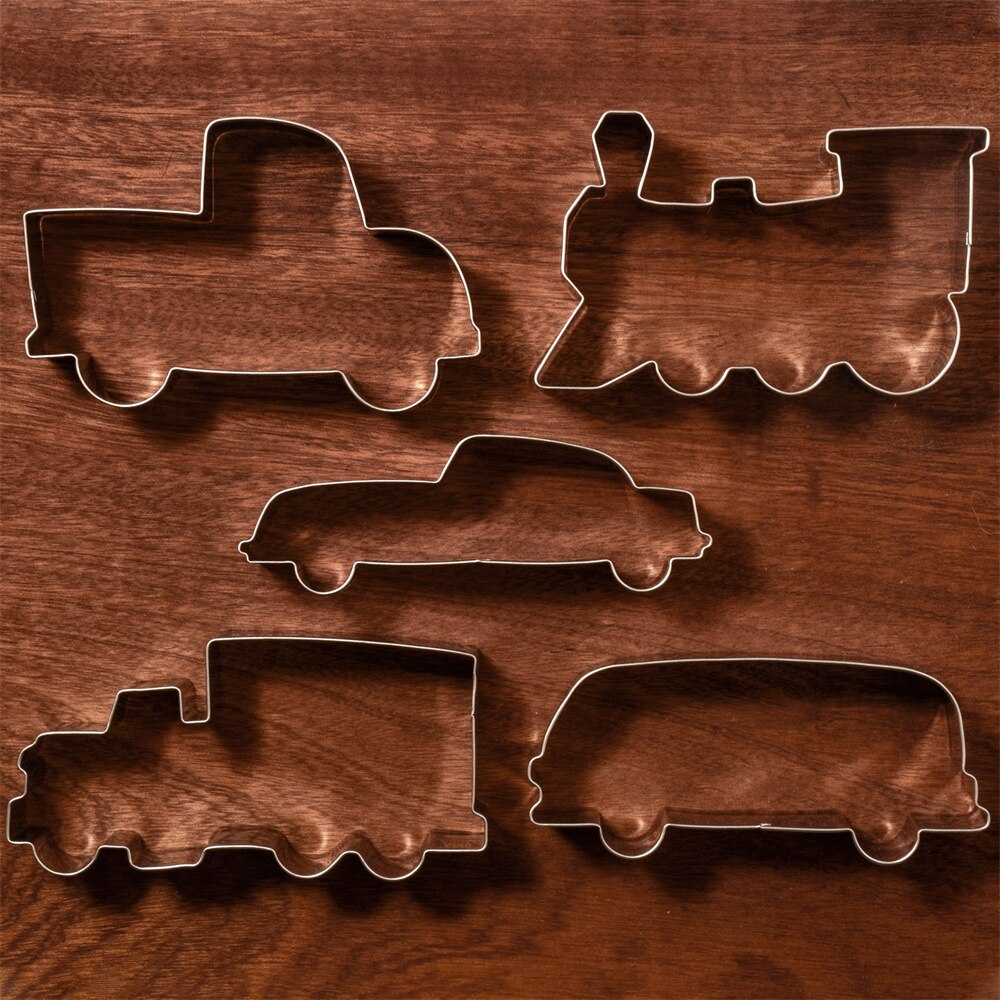 KENIAO Transportation Cookie Cutter Set-5PC-Train,... – Vicedeal