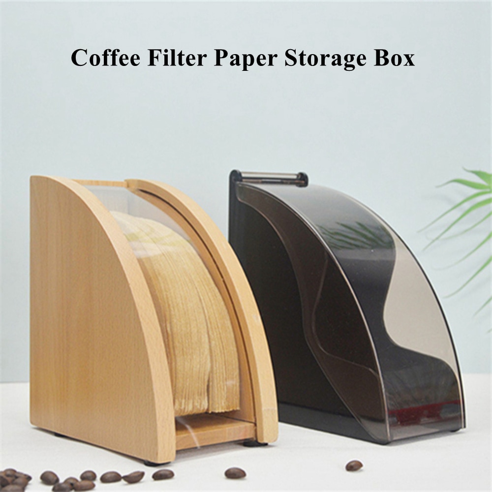 Coffee Filter Paper Storage Box Holder Simple Coff... – Vicedeal