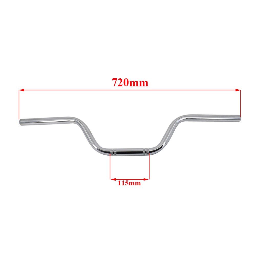 Universal Motorcycle 1" 25mm Iron Tracker Han... – Grandado