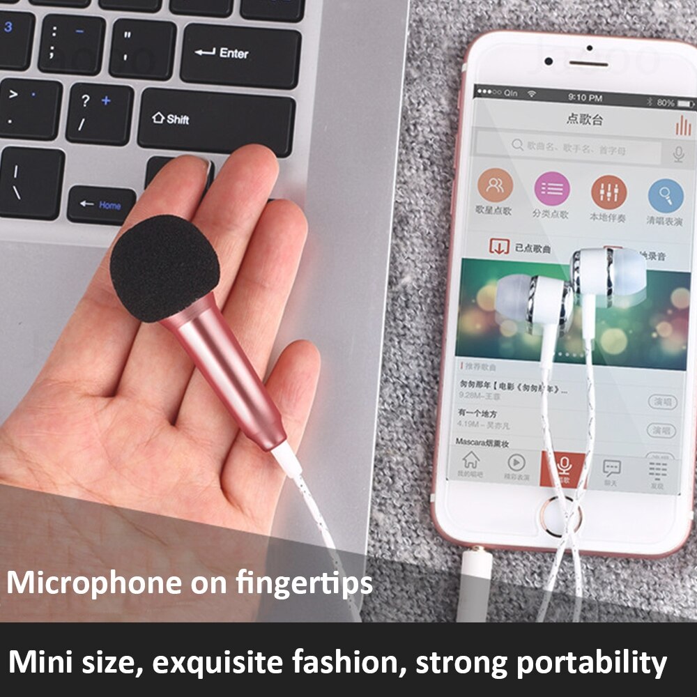 4Color Handheld Mic Portable Mobile Phone Song Min... – Grandado