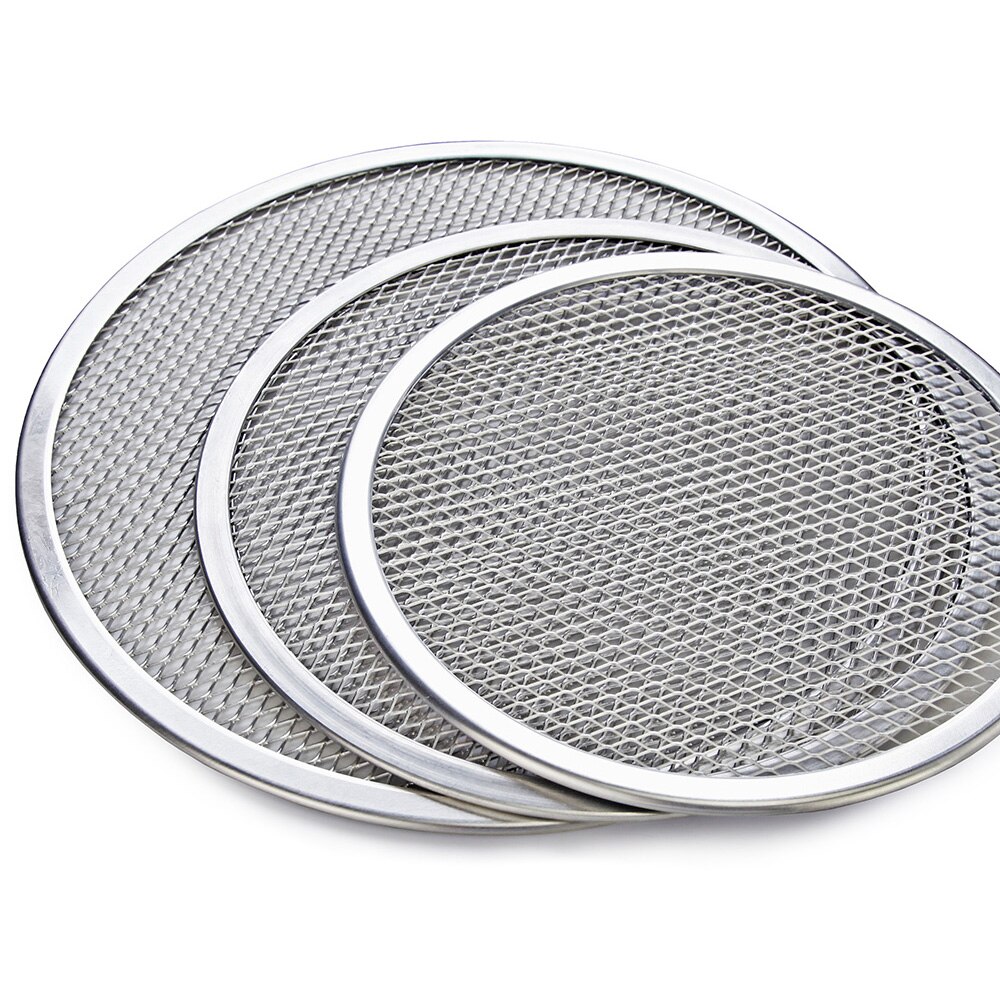 19" Non-Stick Aluminum Pizza Mesh Screen Pasta Bak... – Grandado