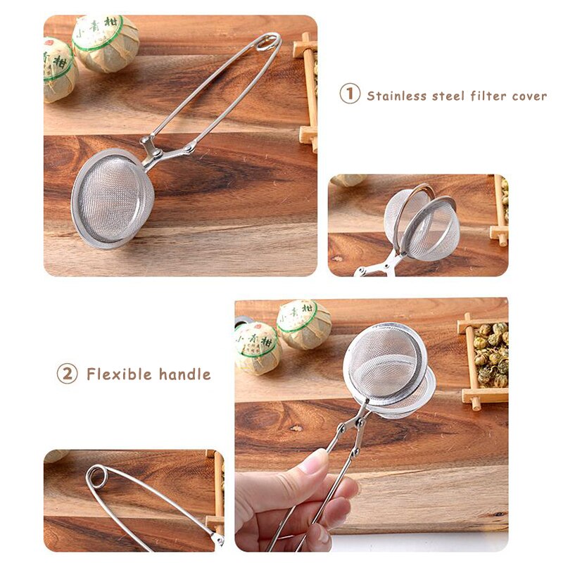 Stainless Strainer Steel Mesh Ball Tea Leaves Filt... – Grandado