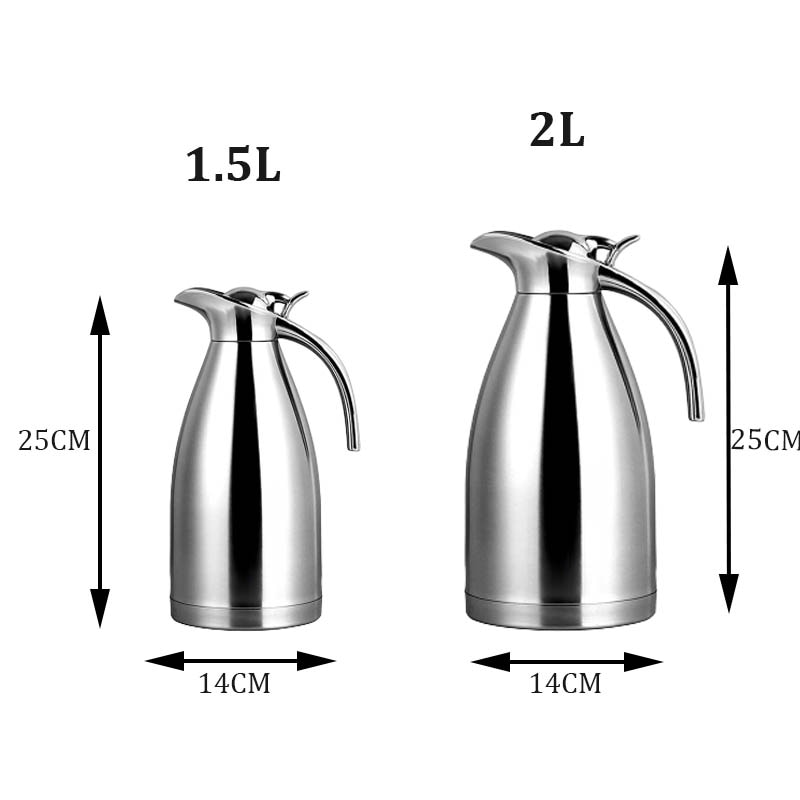 1.5L/2L Thermos Flask Thermal Water Jug Pitcher St... – Grandado