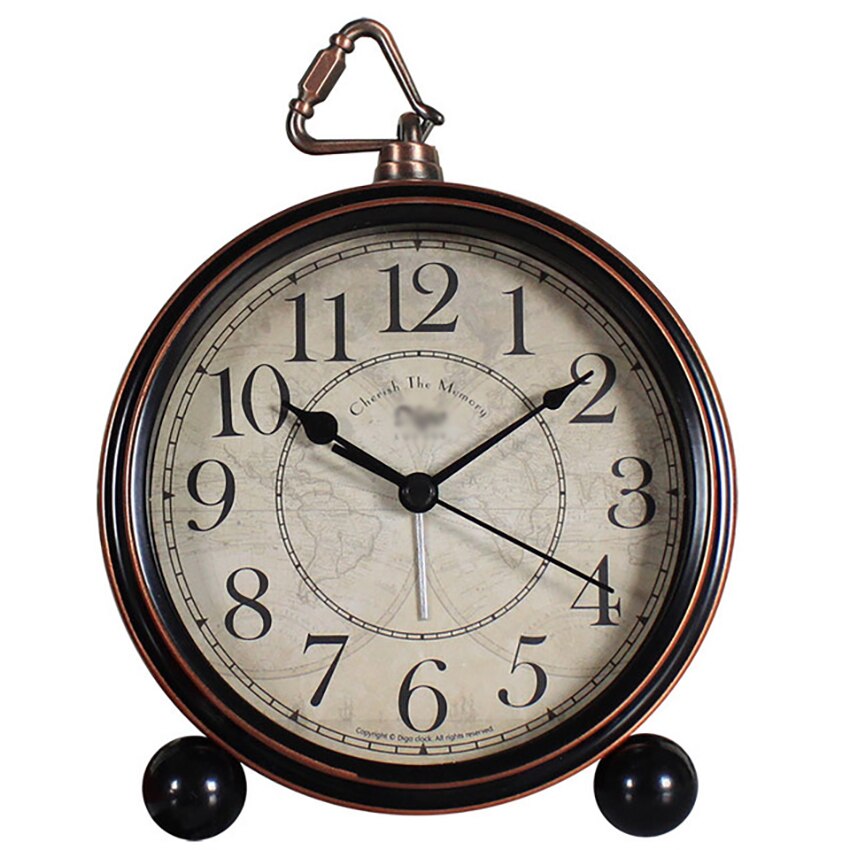 Retro Digital Alarm Clock Metal Children Bedside A... – Grandado