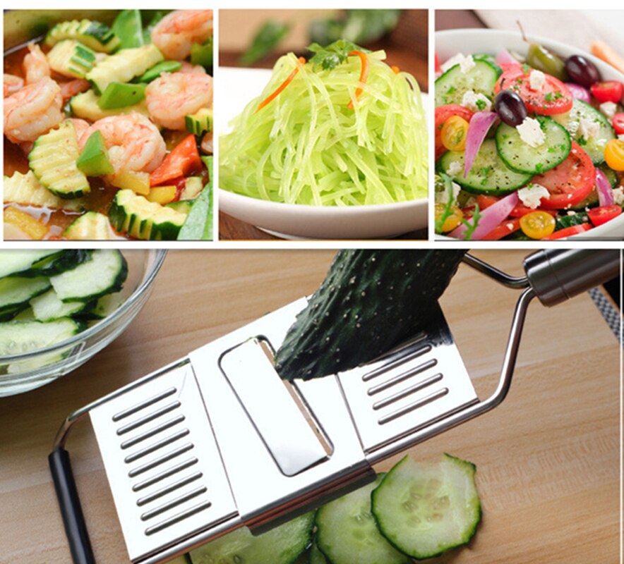 Manual Vegetable Slicer Peeler Multi-Purpose Stain... – Grandado