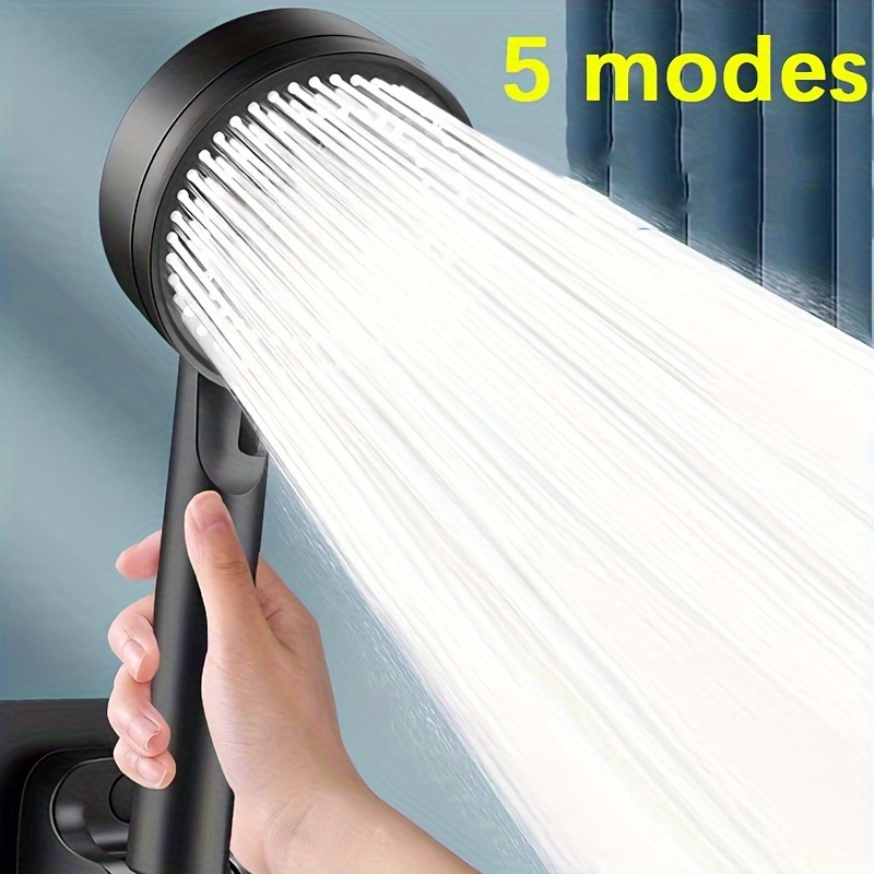 5 Mode Pressure Boost Shower Head Multifunction Ad... – Grandado
