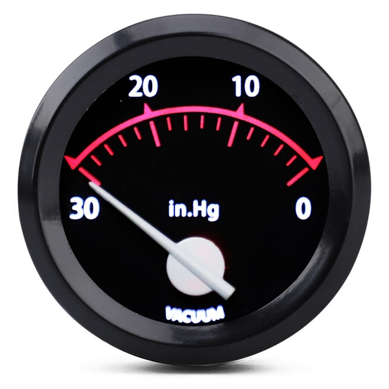2Inch 52Mm Universal Smoke Lens Vacuum Gauge 12V A... – Grandado