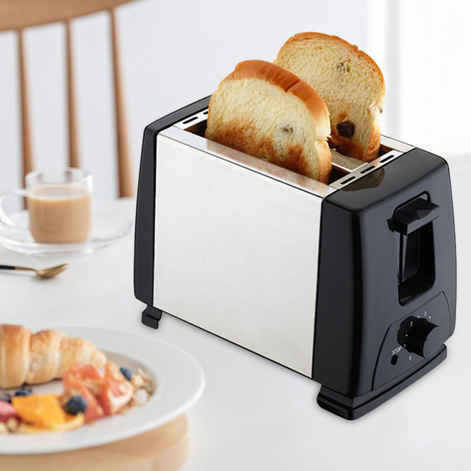 2 Slices Automatic Fast Heating Bread Toaster 750W... – Grandado