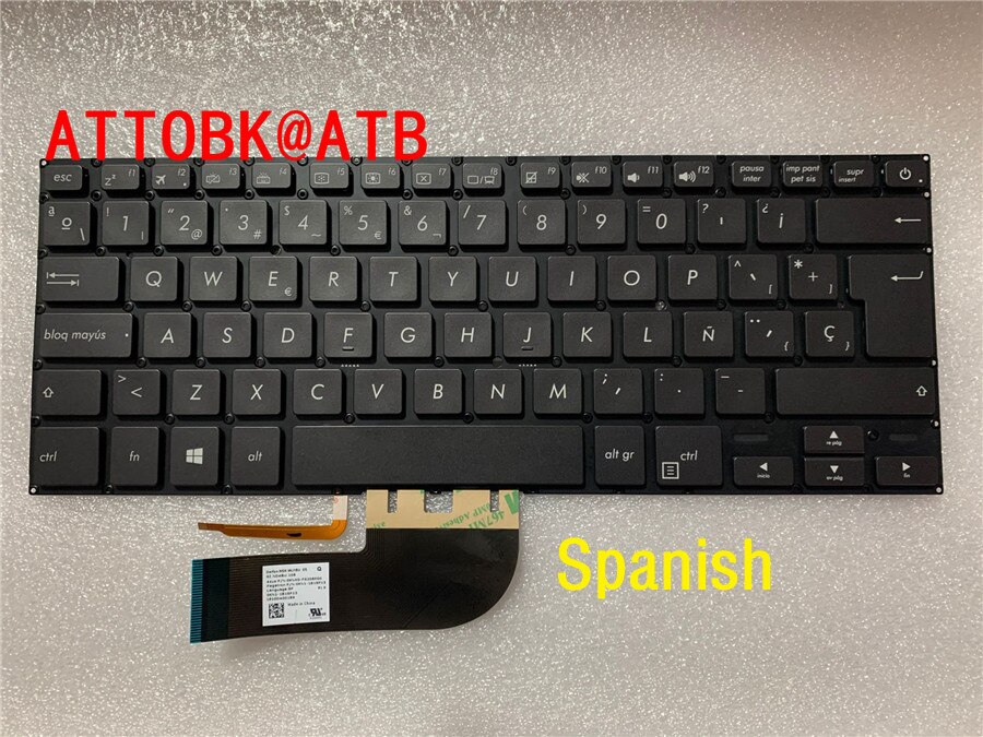 RU/UA/Spanish Laptop Keyboard For Asus B9440 B9440... – Grandado