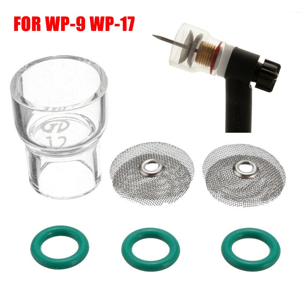 6 Pieces #12 Glass Pyrex Cup TIG Welding Torch Gas... – Grandado