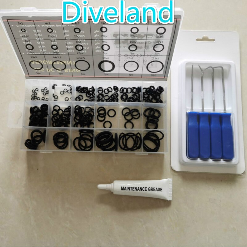 Scuba Diving O-Ring kit 225pcs/Box Rubber/4Pick To... – Vicedeal