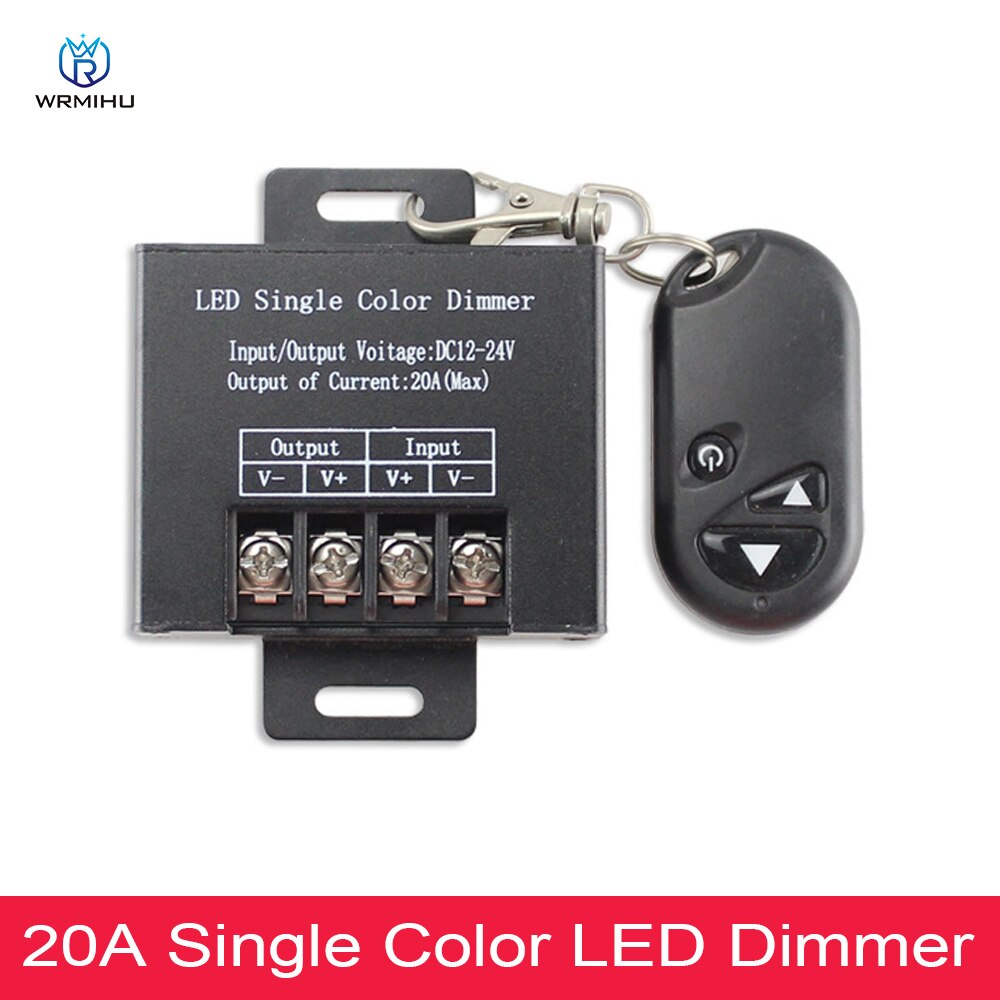 DC12-24V 3 Toetsen 20A 30A Led Dimmer Draadloze Rf... – Vicedeal