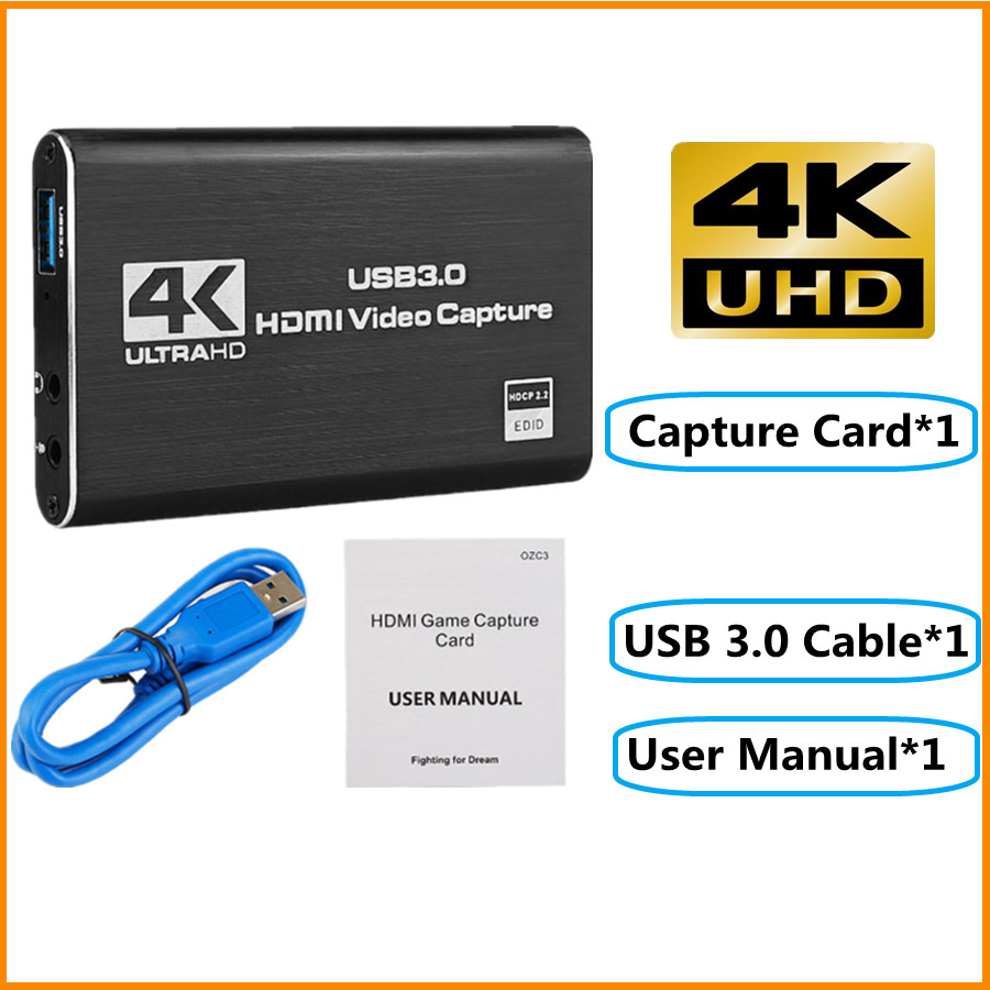 USB 3.0 4K HDMI-compatible Video Capture Card 1080... – Vicedeal