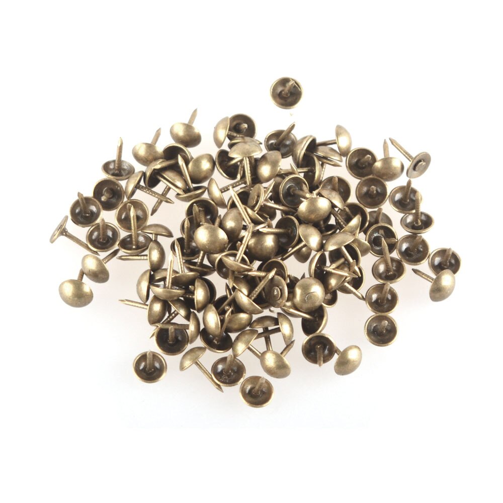 7 x 11mm bronzy antikke polstring søm stifter nitt... – Grandado