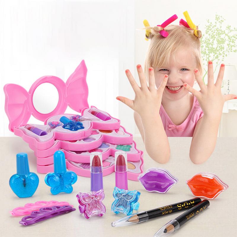 Baby Girl Pretend Play Toy Washable Makeup Toys Sa... – Grandado