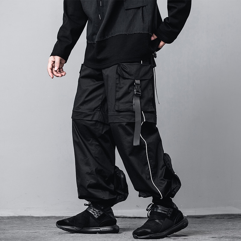 Men Removable Pocket Trouser Legs Velcro High Stre... – Grandado