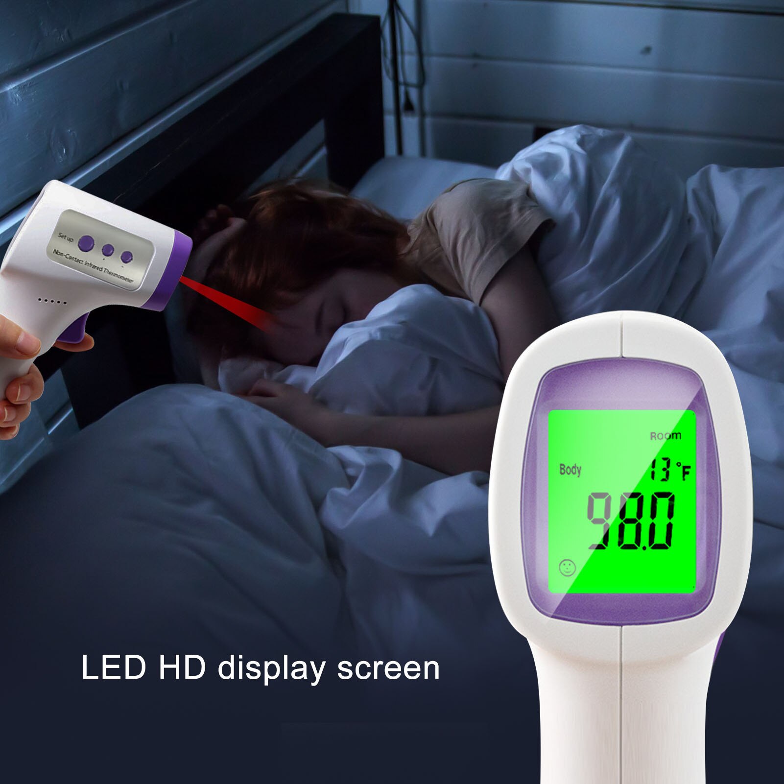 Forehead Digital Thermometer Non Contact Infrared ... – Vicedeal