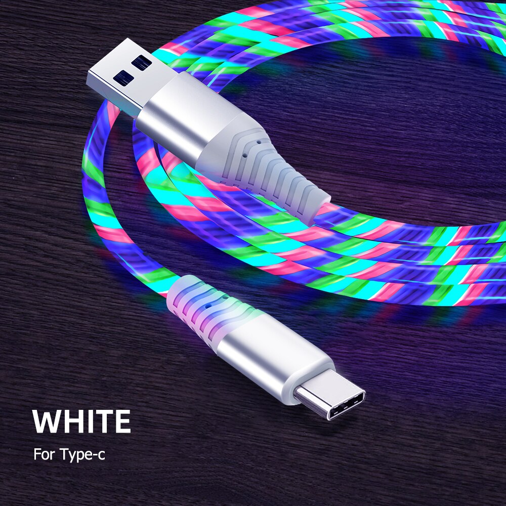 3A Flow Luminous Lighting USB Data Cable Micro USB... – Grandado
