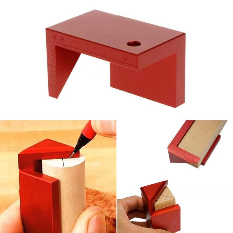 Woodworking 45 Degree Angle Line Drawing Round Cen... – Vicedeal