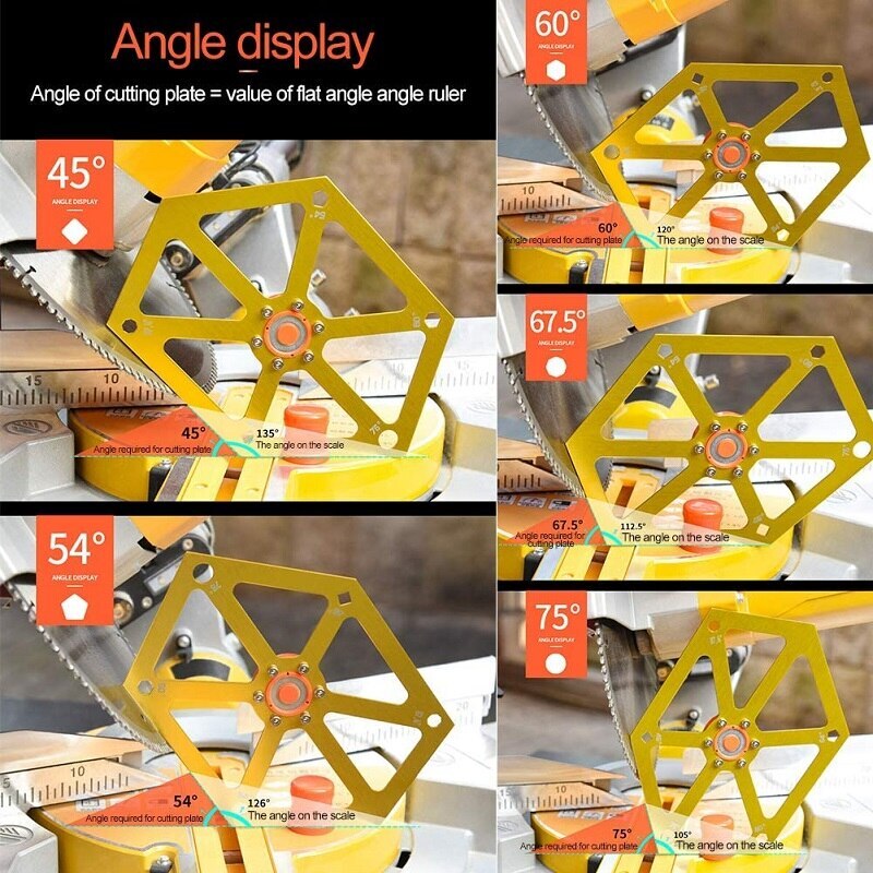 Magnetic Ruler Hexagon Table Saw Multi Angle Measu... – Grandado