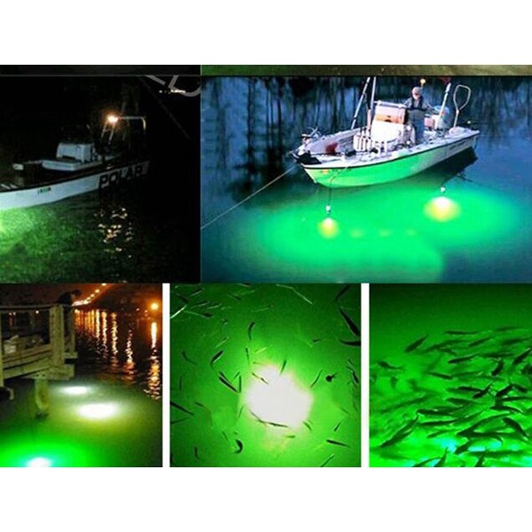 12V LED Green Underwater Submersible Night Fishing... – Vicedeal